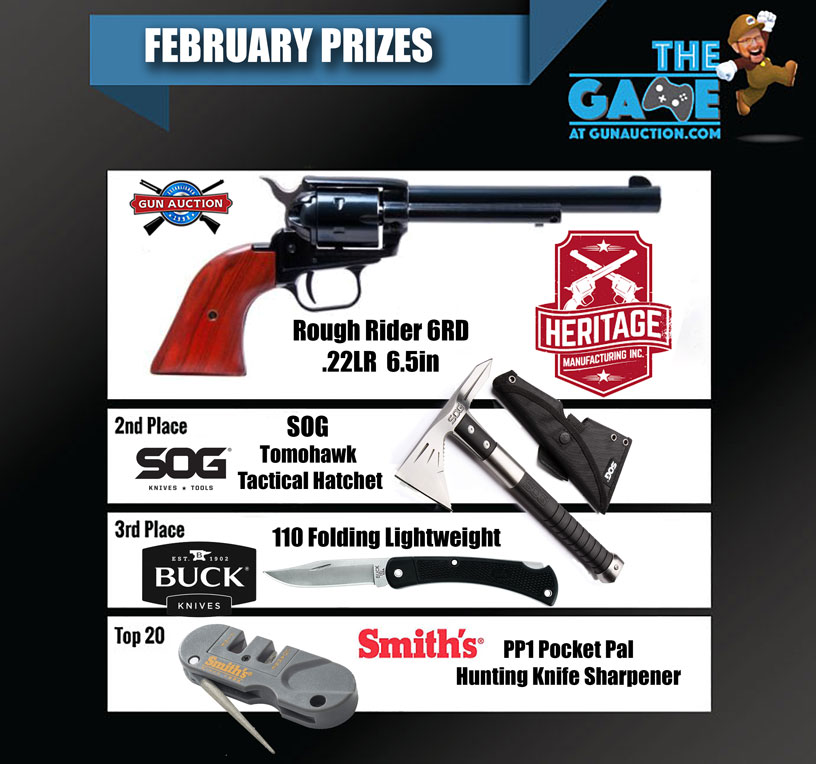 Prizes and Points for "THE GAME"