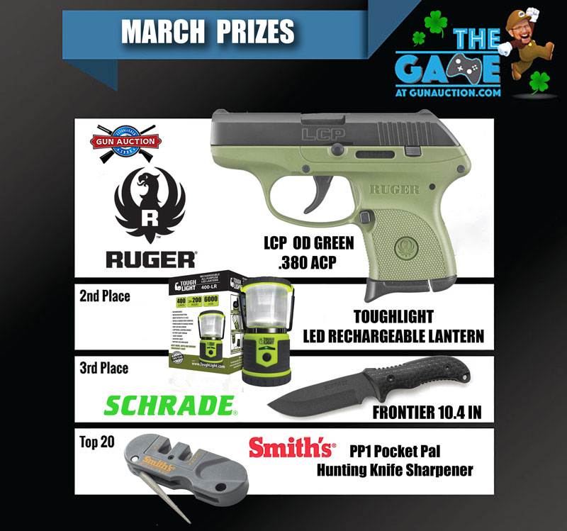 Prizes and Points for "THE GAME"