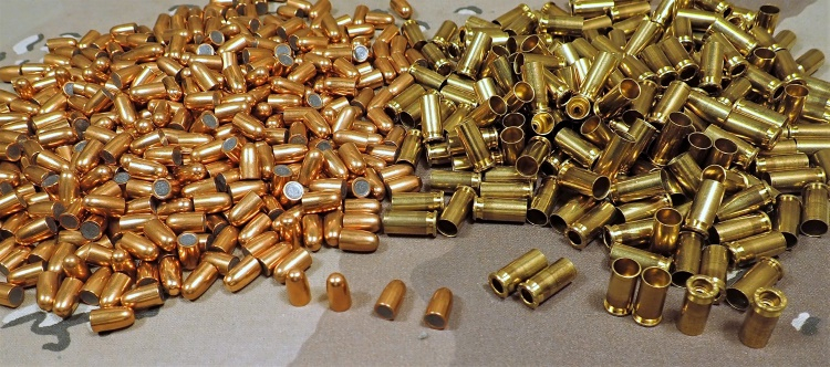 25ACP475 pcs 50gr Remington RN Bullets & 214 pcs R-P Brass (25ACPBnBN07 ...