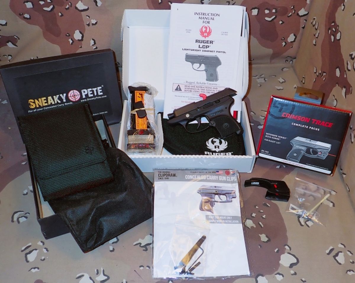 Ruger LCP Lightweight Compact Pistol Package (RUG00LCPKG) 17332625 ...
