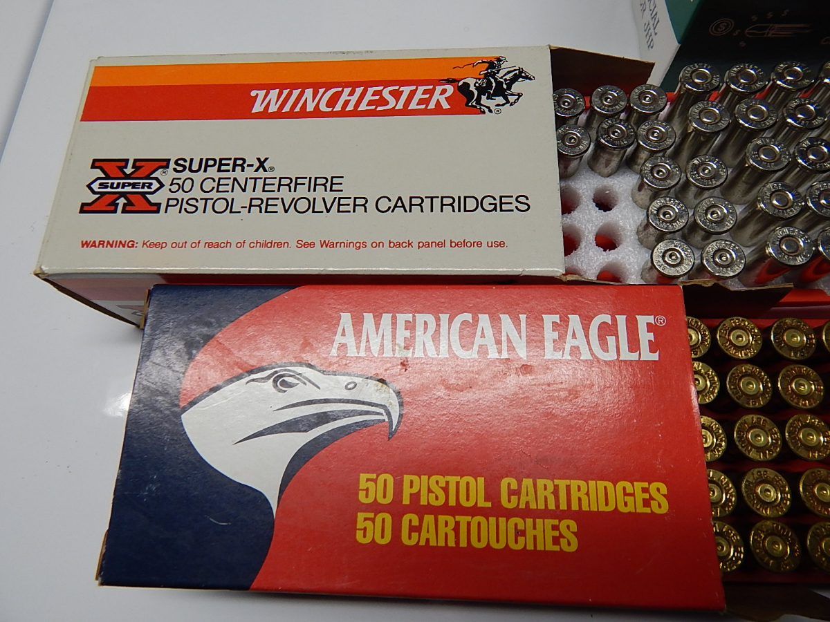 Winchester 3 Boxes of Ammo 2 Partial Boxes of .357 Mag. and 1 Full box ...