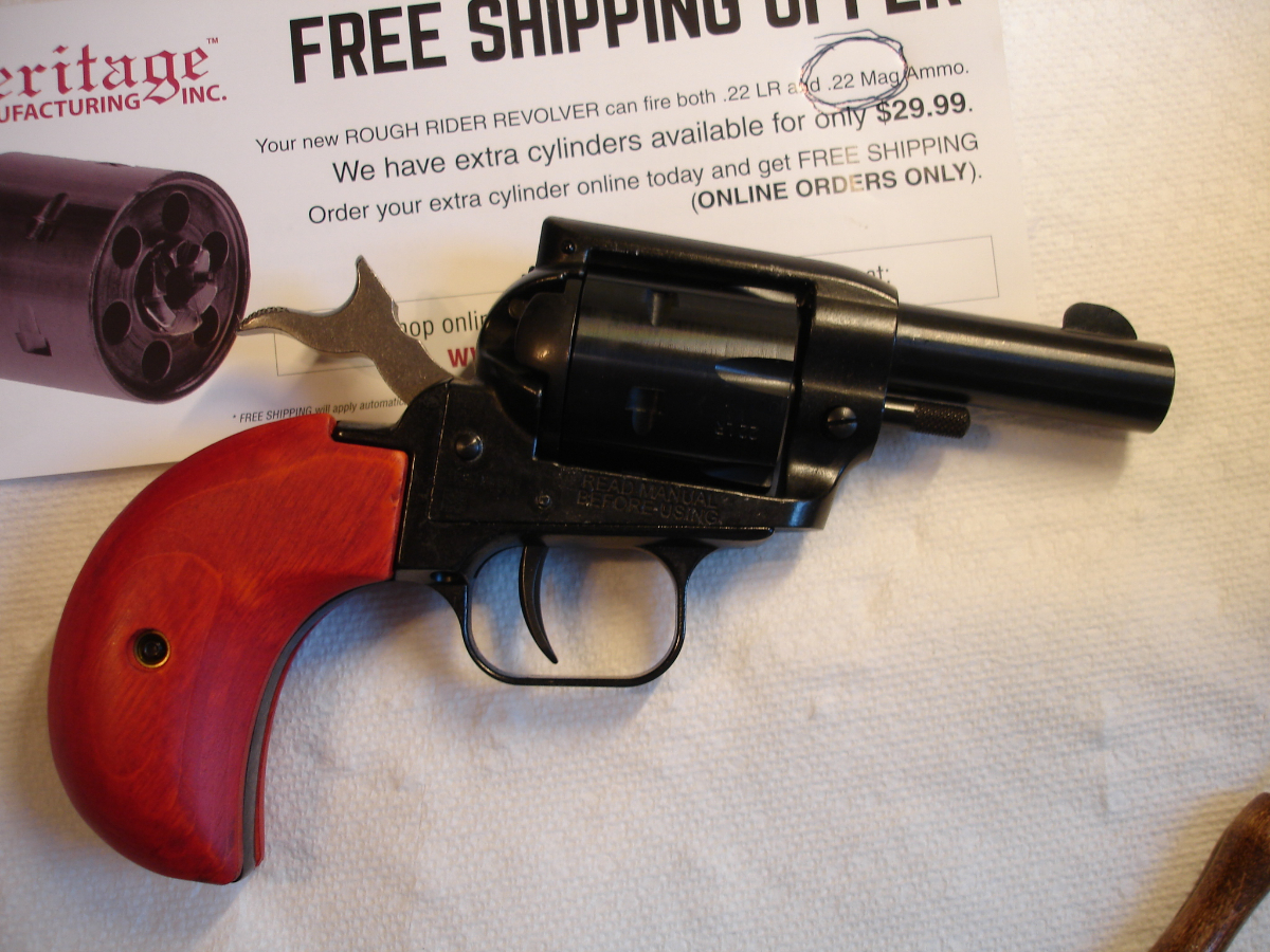 NEW Heritage Barkeep Revolver .22 LR (with 22 magnum coupon) Birdshead ...