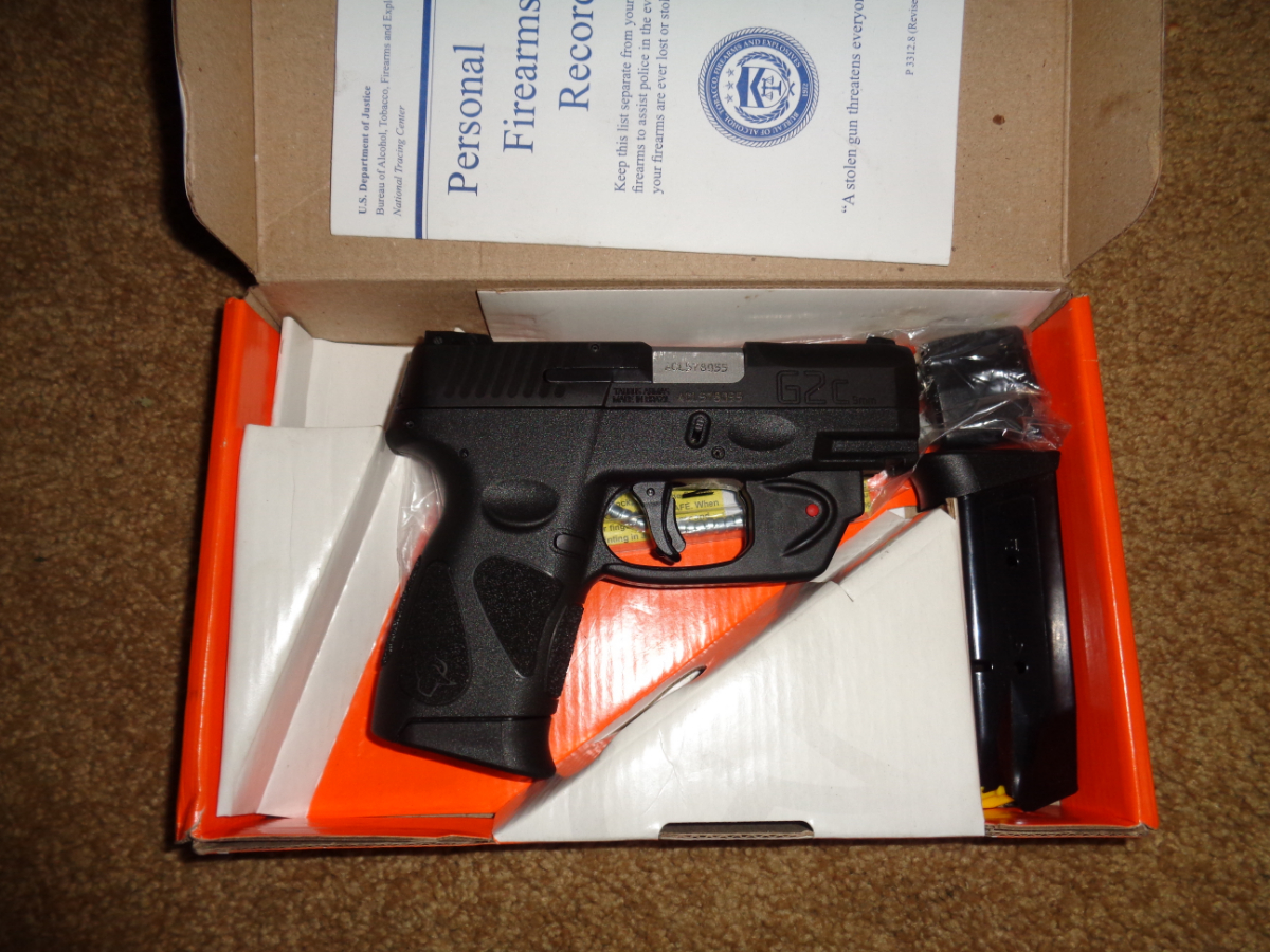 Taurus G2C with Viridian red laser 9mm Luger 17338716 - GunAuction.com