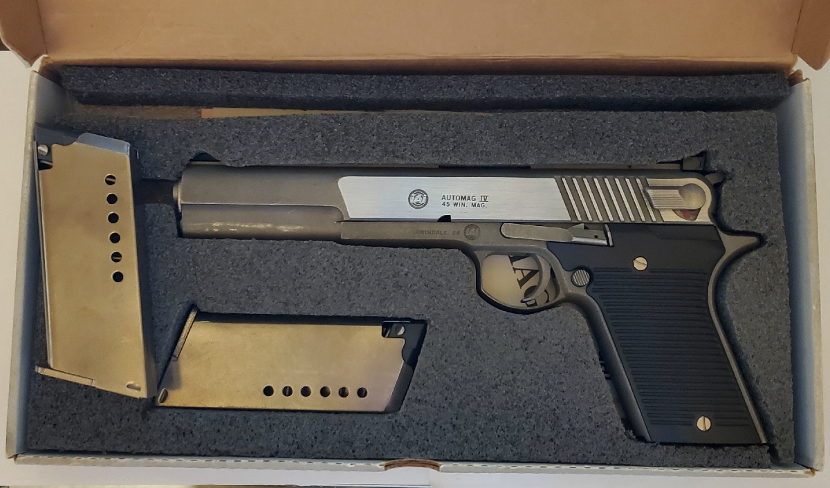 IAI (AMT) Automag IV .45 Win Mag Semi-Auto Pistol .45 Win. Mag ...