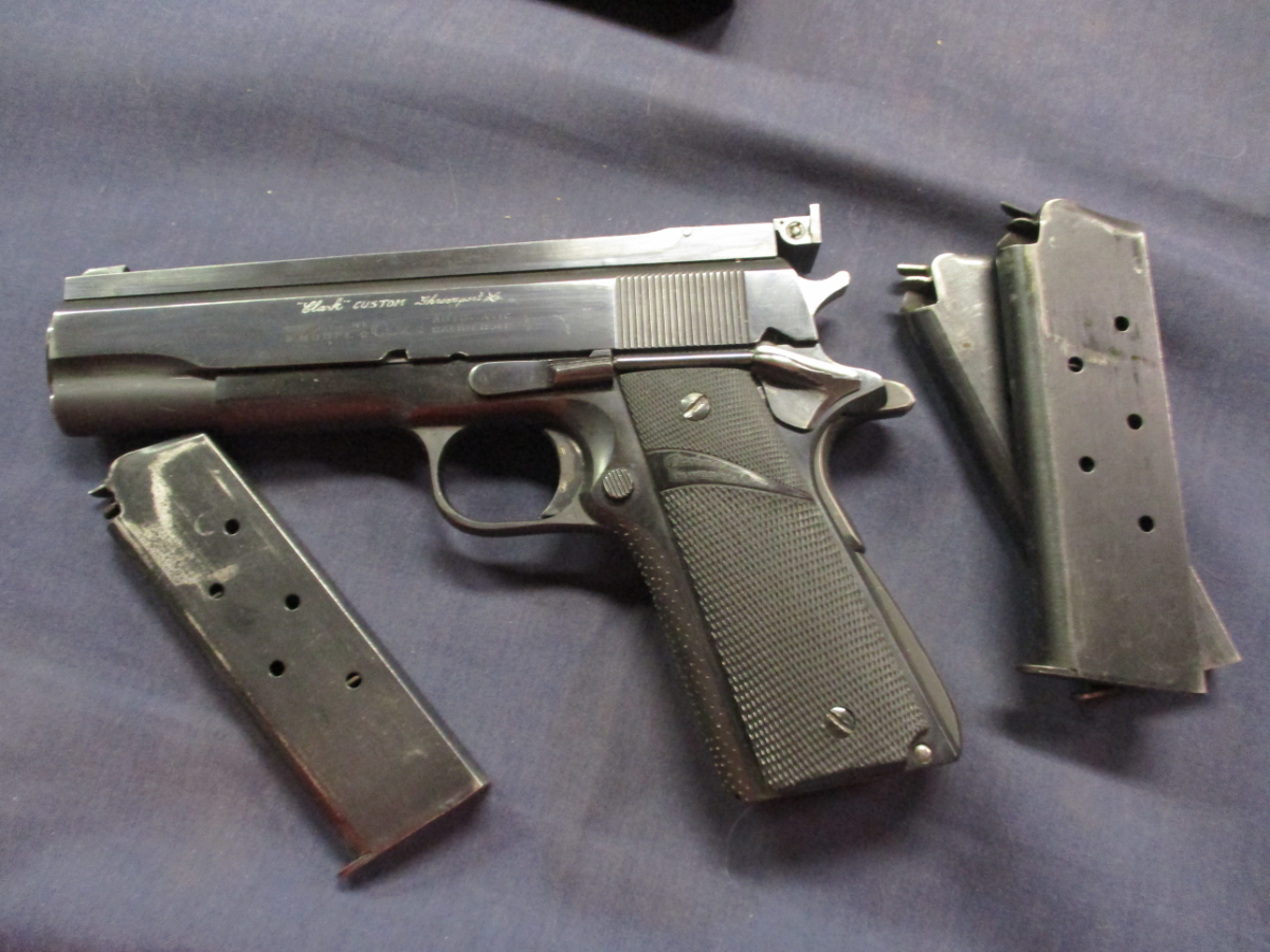 Colt Clark Custom done about 1967 or 8 .45 ACP 17332541 - GunAuction.com