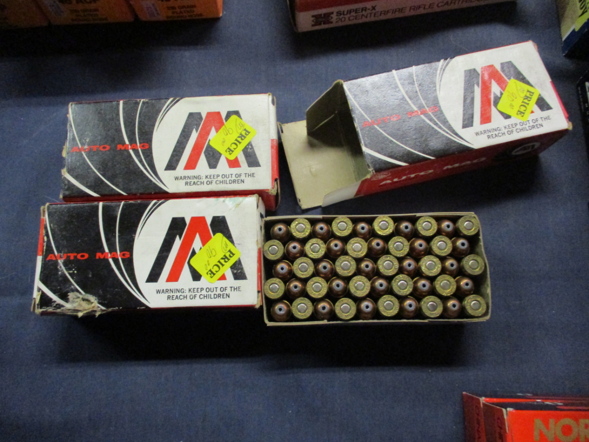 AutoMag Original Auto Mag 240 Gr. JHP .44 AMP 17345251 - GunAuction.com