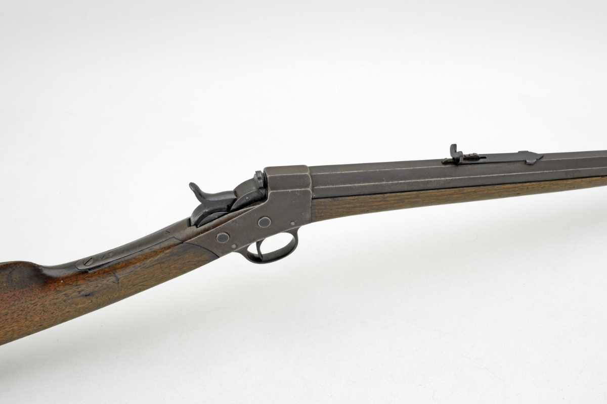 Remington NO 4 ROLLING BLOCK SINGLE SHOT RIFLE IN CALIBER 22 SHORT-LONG ...