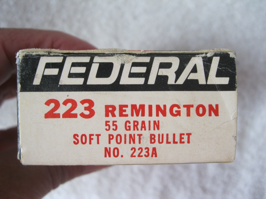Federal .223 Remington 55 Gr Soft Point Saami Reference Ammunition Ammo ...