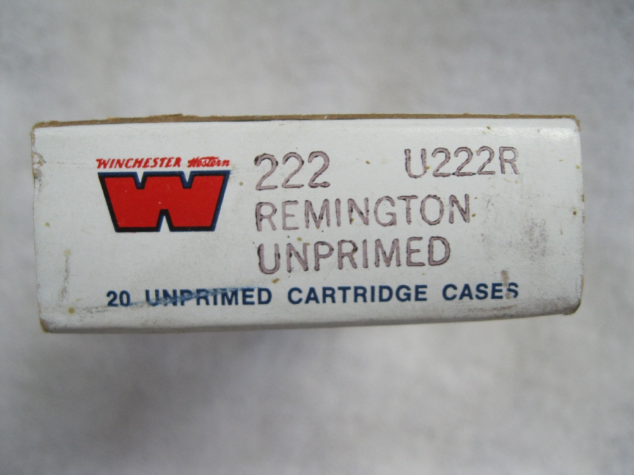 222 Remington Unprimed Brass Cartridge Cases 11 Count Reloading ...