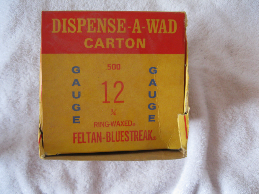 Alcan 12 Gauge 1/4 Inch Feltan-Bluestreak Ring Waxed Shotshell Wads 516 ...