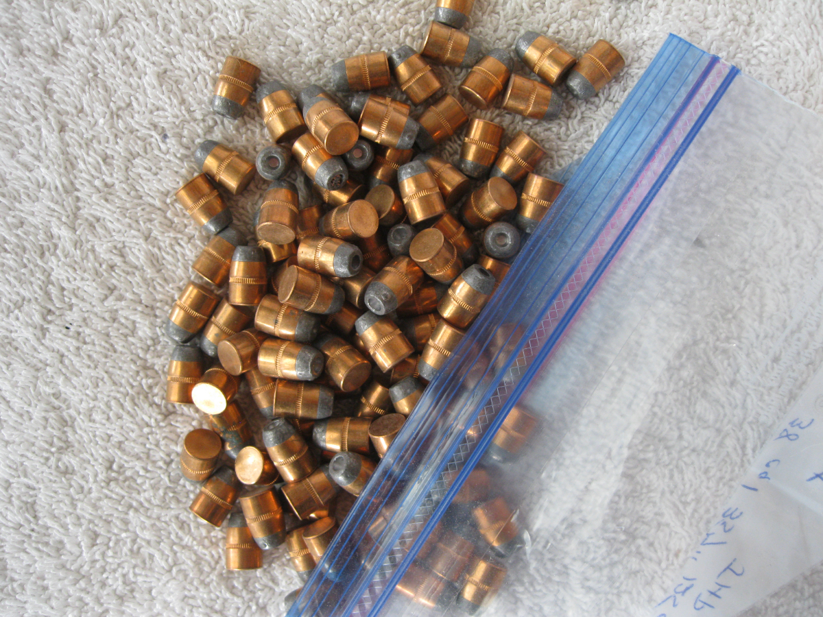 .357 125 Grain Jhp Bullets Reloading Components Jacketed Hollow Point ...