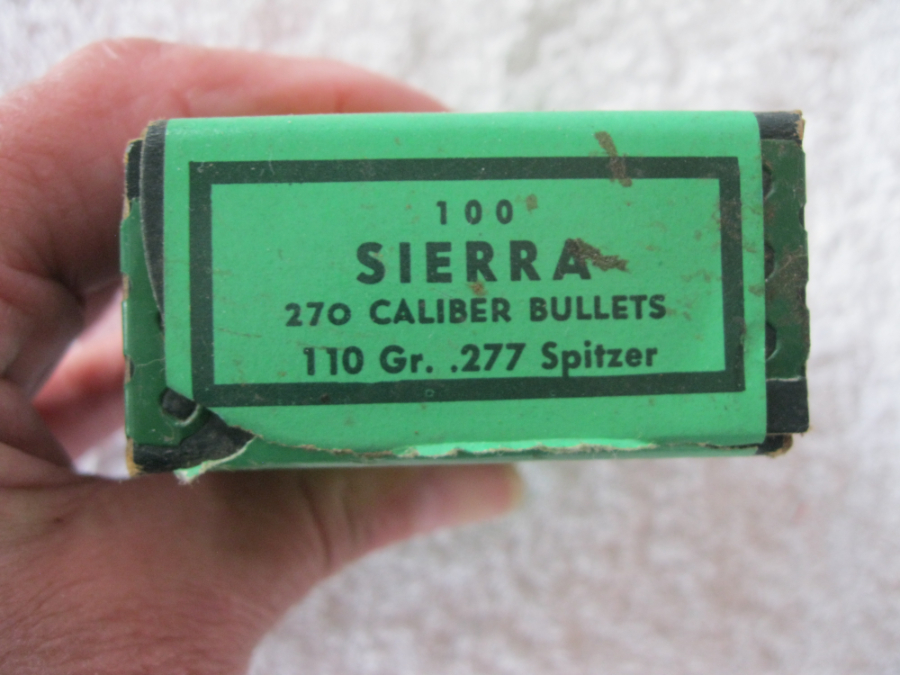 Sierra 270 Cal 110 Gr .277 Spitzer Bullets Reloading Components / 14-8 ...