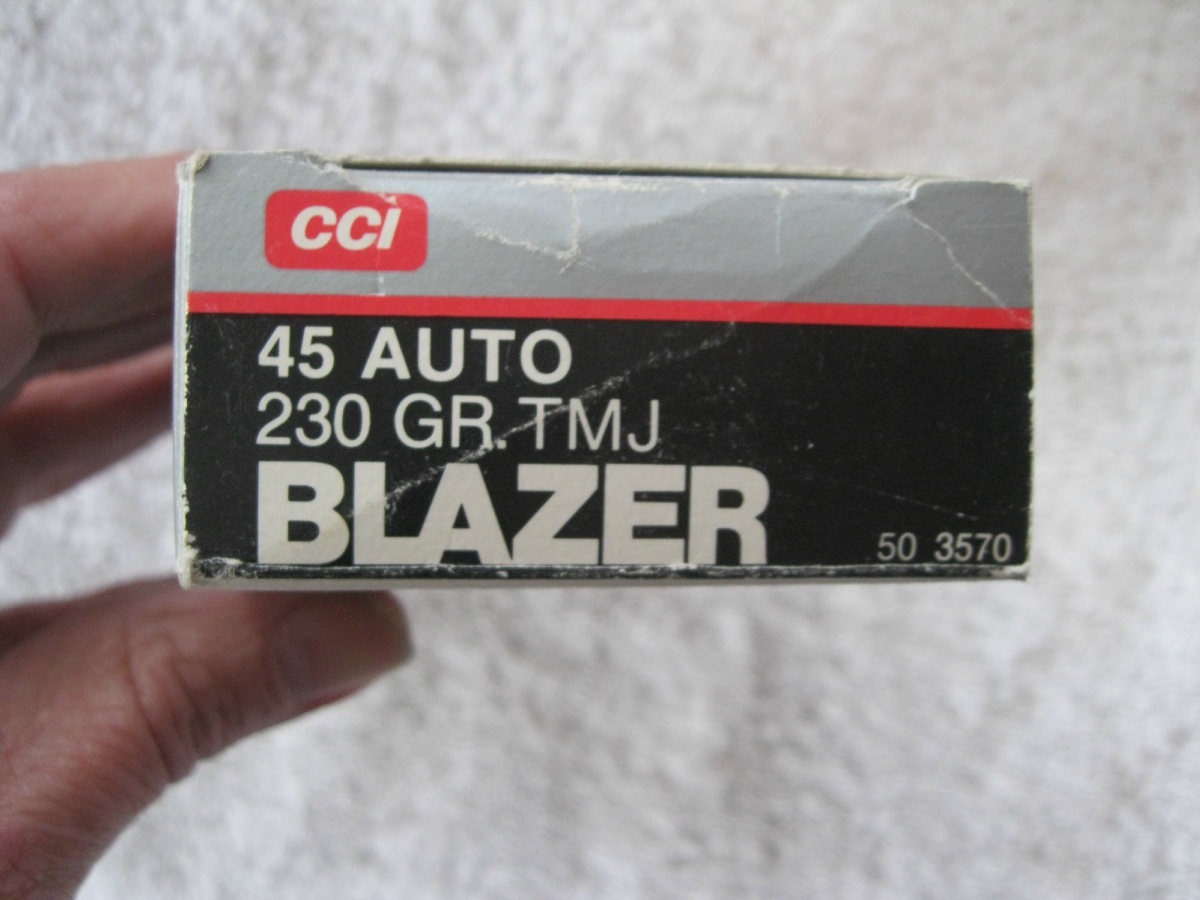 Cci Blazer 45 Auto Acp 230 Grain Tmj Total Metal Jacket 50 Count ...