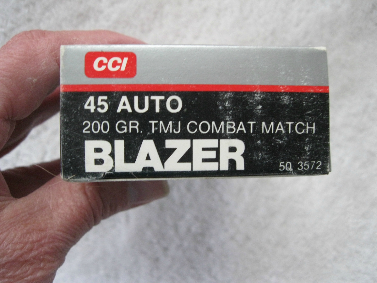 Cci Blazer 45 Auto 200 Grain Tmj Combat Match Total Metal Jacket ...