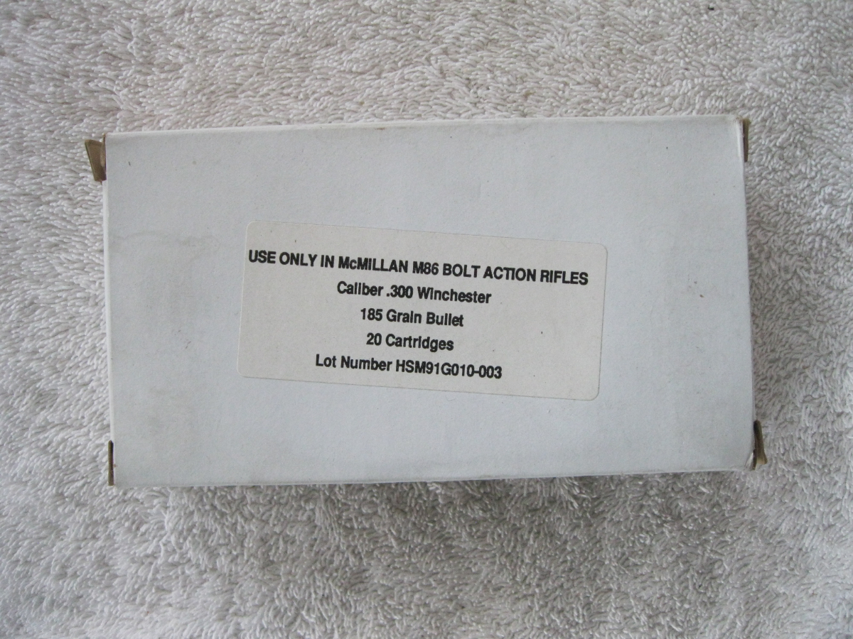 Winchester .300 Magnum 185 Grain Made For Secret Service Snipers Use ...