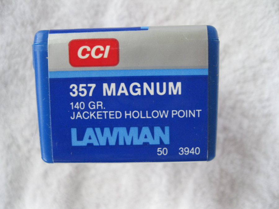 Cci 357 Magnum 140 Grain Jhp Lawman Jacketed Hollow Point Ammunition ...