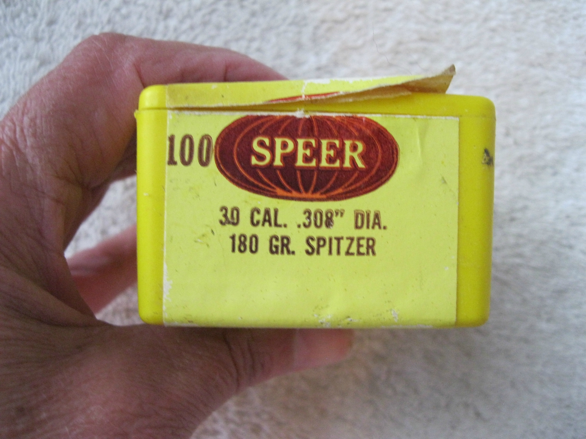 Speer .30 Caliber (.308 Dia) 180 Grain Spitzer Soft Point Bullets 81 ...