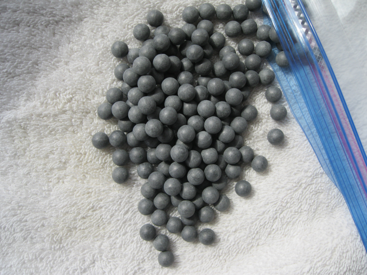 .350 LEAD ROUND BALLS 64 grains 160 + 4 count MUZZLE LOADING BLACK ...