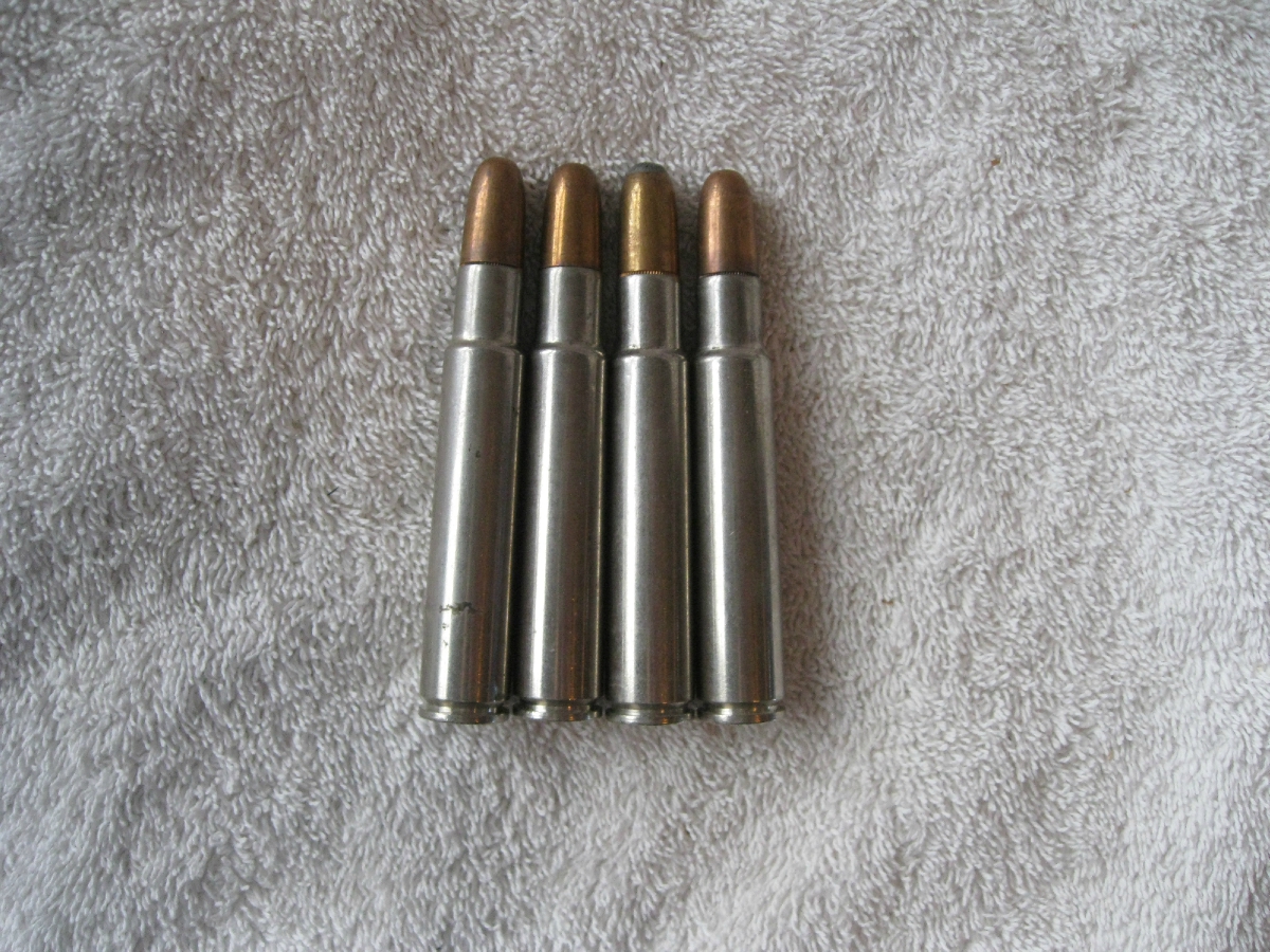 Federal Premium Ammunition 416 RIGBY NICKEL CASES 4 count 3 FMJ 1 ROUND ...