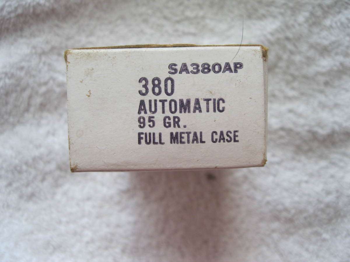 380 AUTOMATIC 95 GRAIN FULL METAL CASE SAAMI REFERENCE AMMUNITION AMMO ...