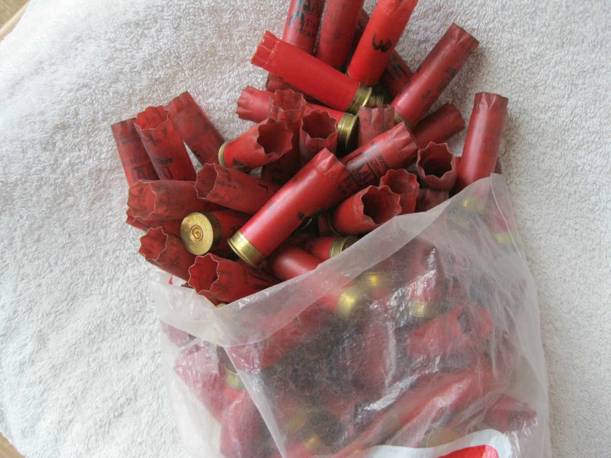 Winchester W-W WESTERN 12 GAUGE AA TRAP ONCE-FIRED SHOTGUN SHELLS HULLS ...