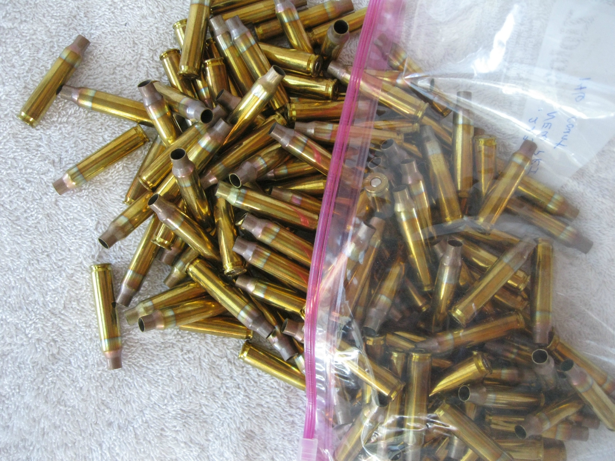 Remington .223 IMI .223 NEW PRIMED BRASS CARTRIDGE CASES 146 count ...