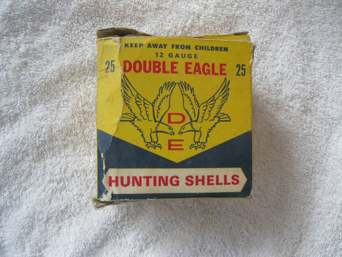 DOUBLE EAGLE HUNTING SHELLS EMPTY BOX 12 GAUGE 2 3/4 INCH SHELLS ...