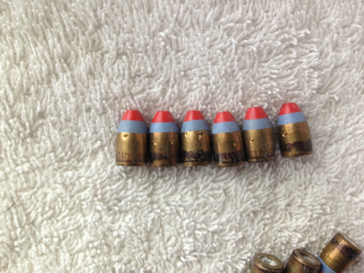 9mm 85 GRAIN PULLED TRACER BULLETS PROJECTILES 100 Count RELOADING ...