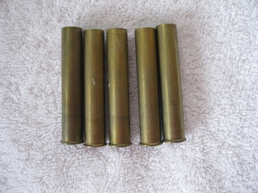Alcan 410 2 1/2 INCH BRASS CARTRIDGE CASES NEW USE BATTERY CUP PRIMERS ...