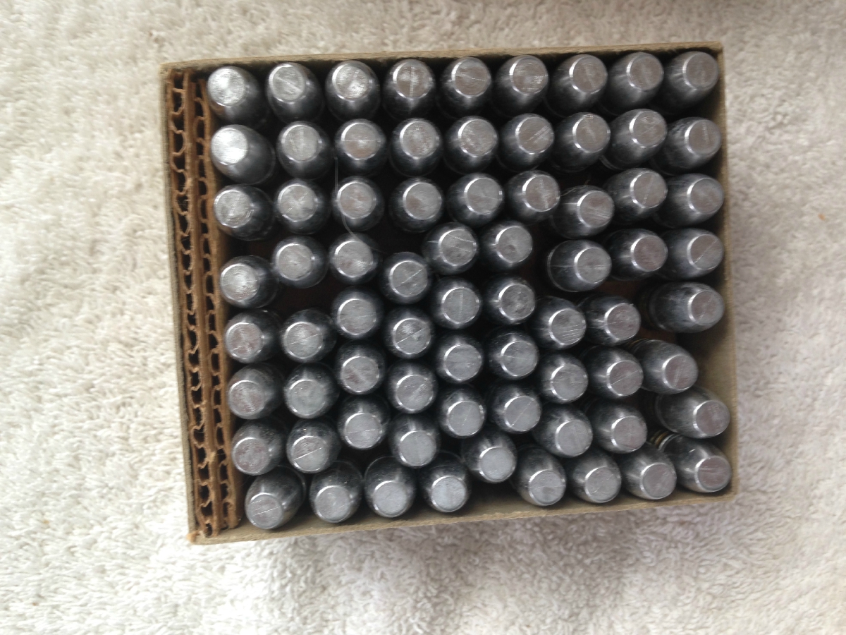 Pictures: Rcbs .44 CALIBER 370 GRAIN FLAT NOSE LEAD BULLETS .445 / .446 ...
