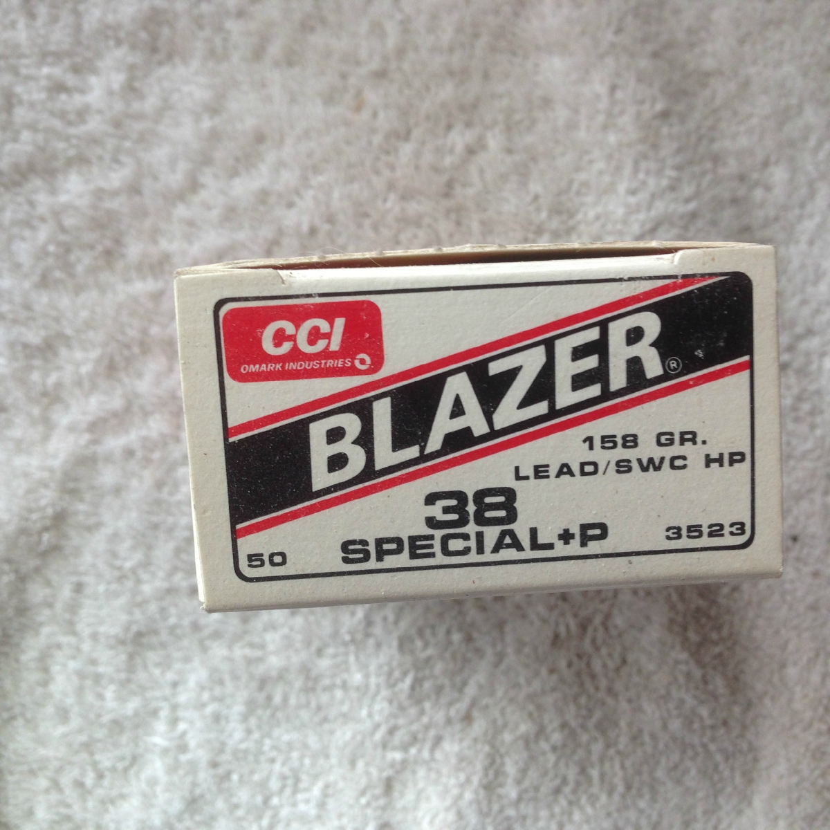 Omark Industries CCI 38 SPECIAL +P 158 GRAIN LEAD SWC SEMI-WADCUTTER HP HOLLOW POINT BLAZER ...