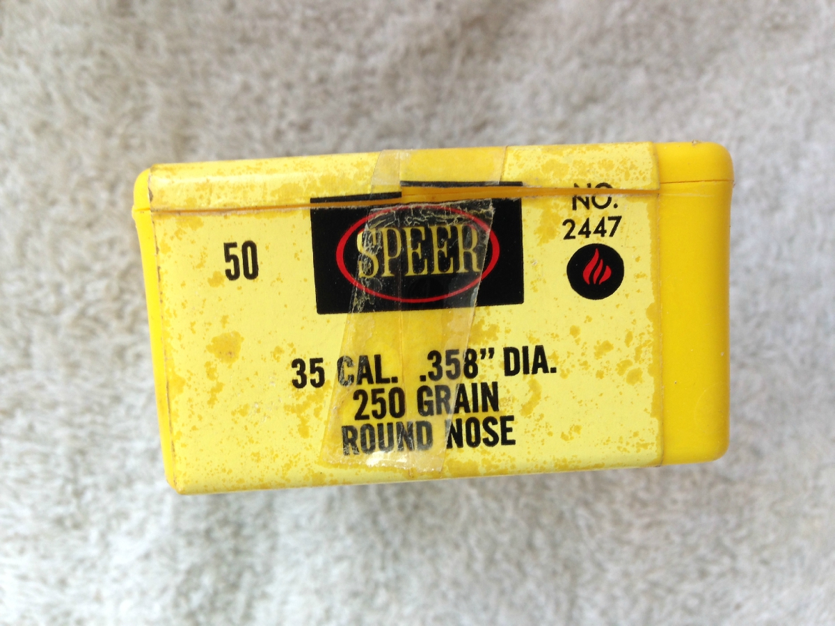 Pictures: Speer 35 CALIBER .358 DIAMETER 250 GRAIN ROUND NOSE HOT-COR ...