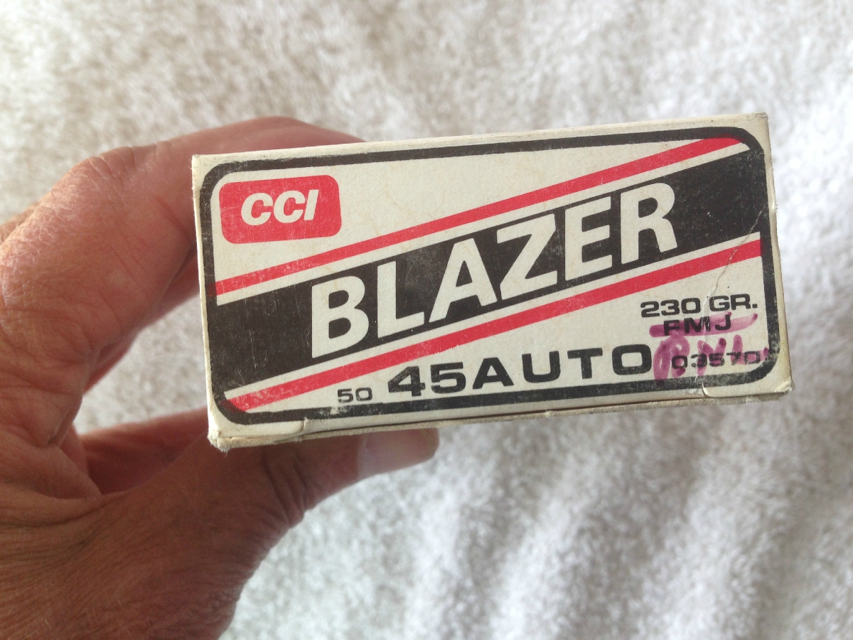 CCI Ammunition CCI BLAZER 45 AUTO 230 GRAIN ROUND NOSE LEAD NEVER WENT ...