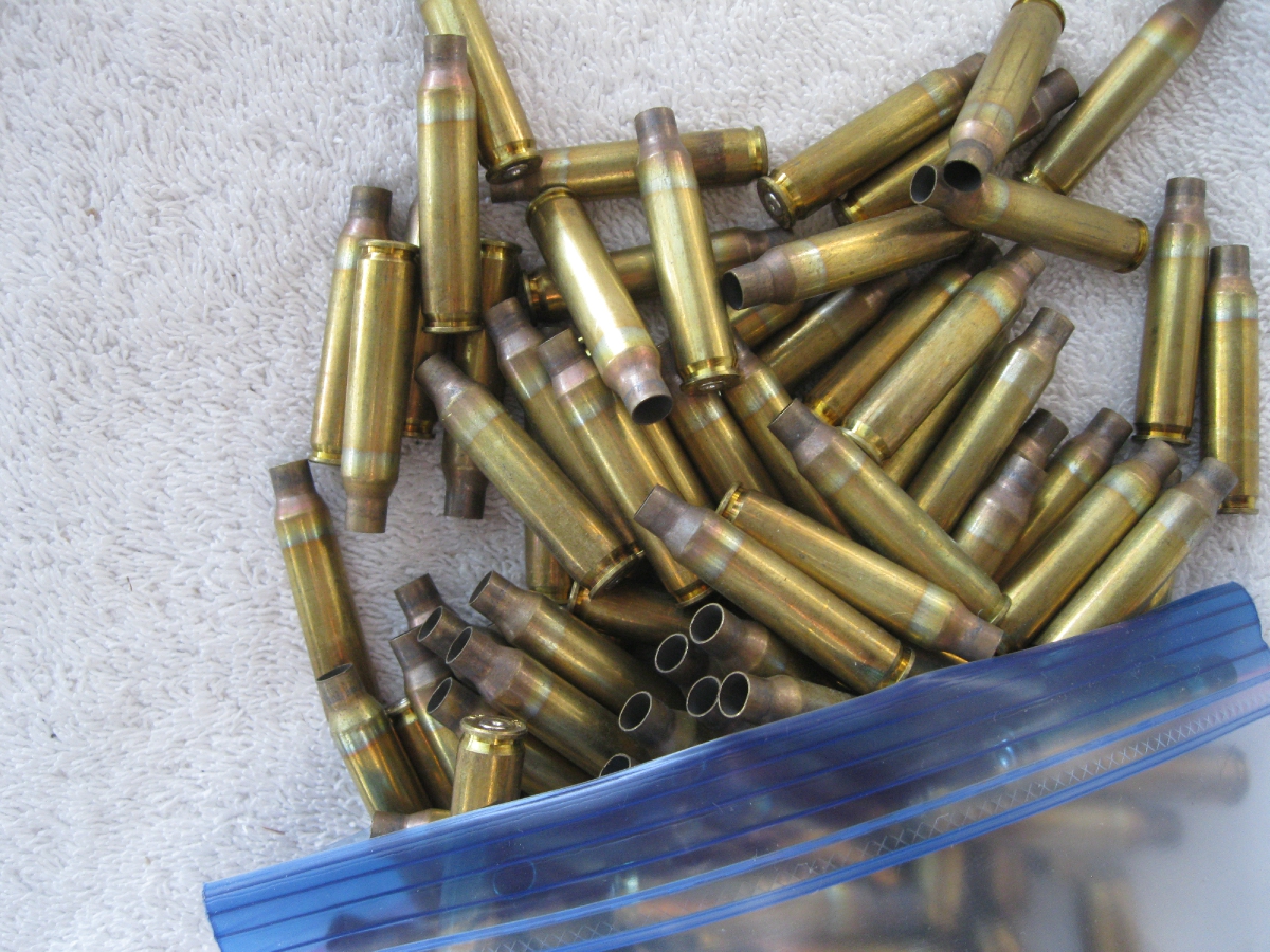 Pictures: .223 REMINGTON IMI REM BRASS CARTRIDGE CASES RELOADING COMPONENTS 5.56 ONCE FIRED 100 ...