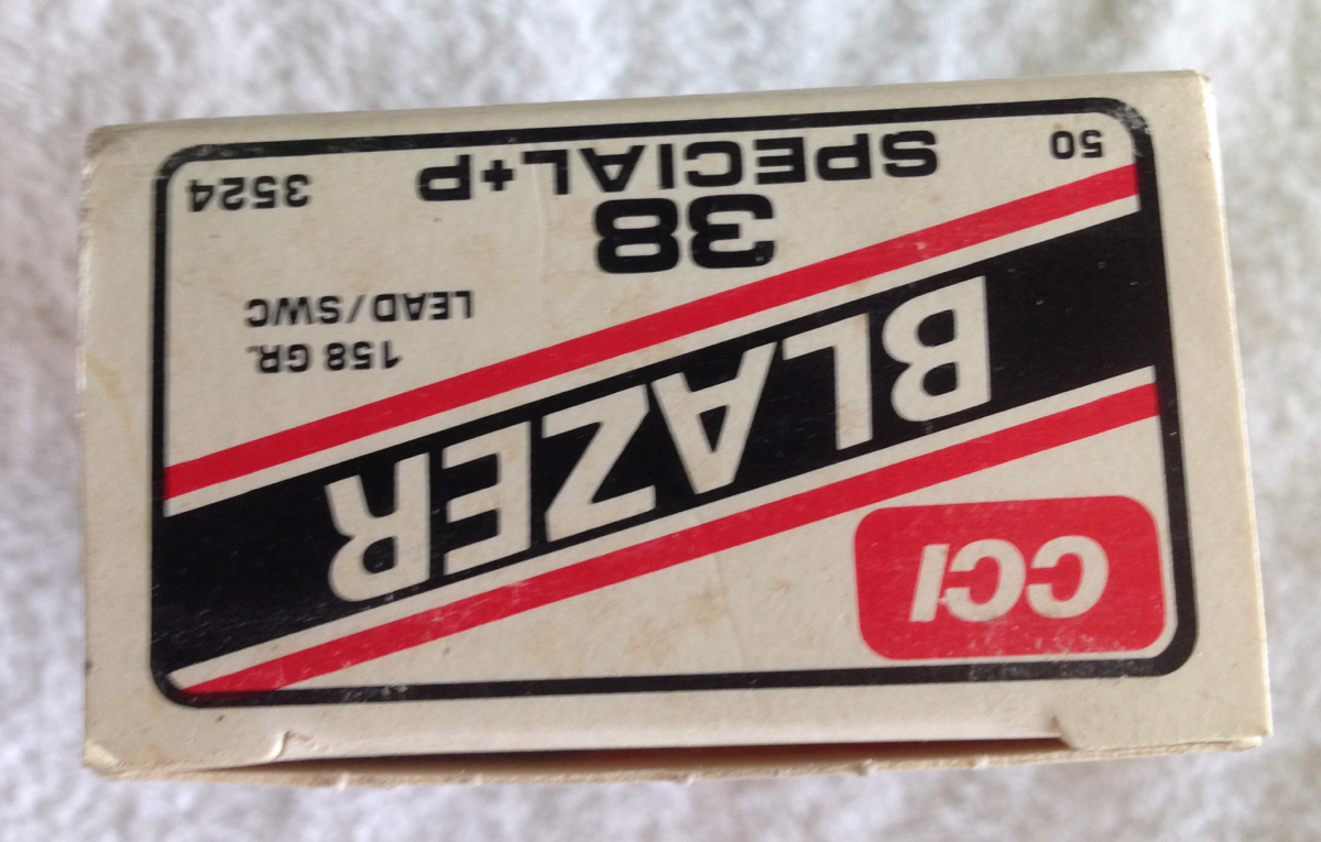 CCI Ammunition CCI BLAZLER 38 SPECIAL +P 158 GRAIN LEAD SWC SEMI-WADCUTTER AMMO 50 Count / 1029 ...