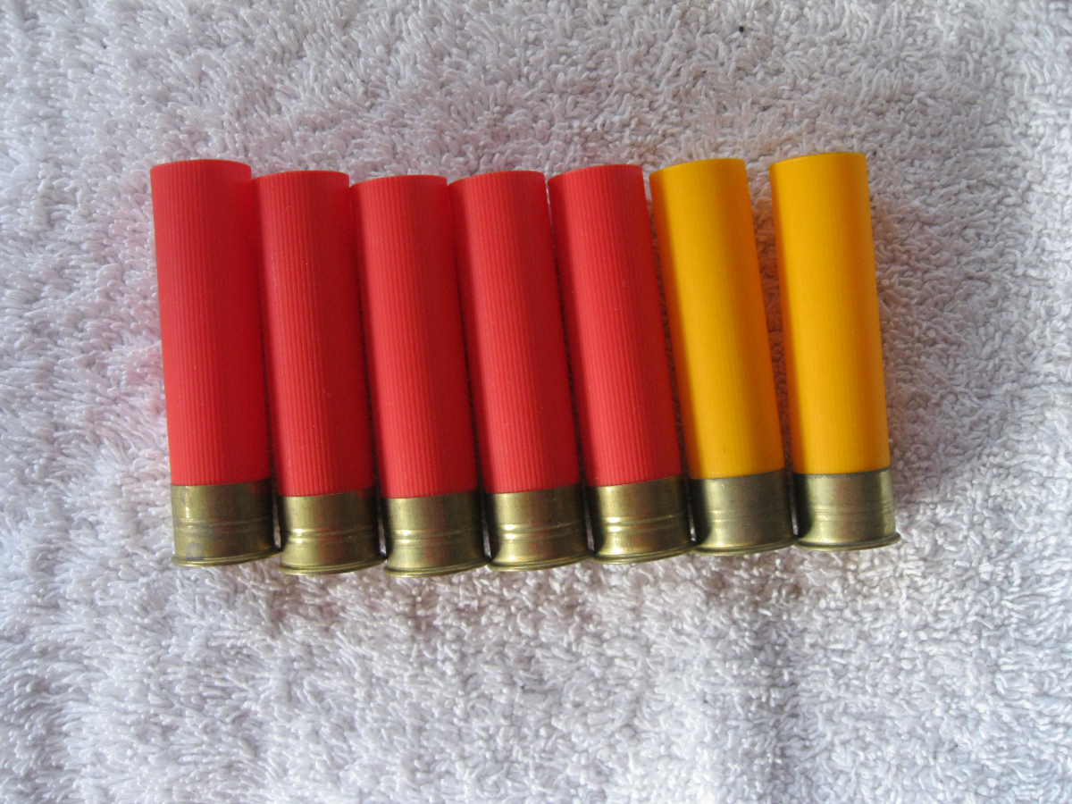 ALCAN 20 GAUGE NEW SHOTGUN SHELL HULLS 7 count 5 RED & 2 GOLD / 620-8 ...