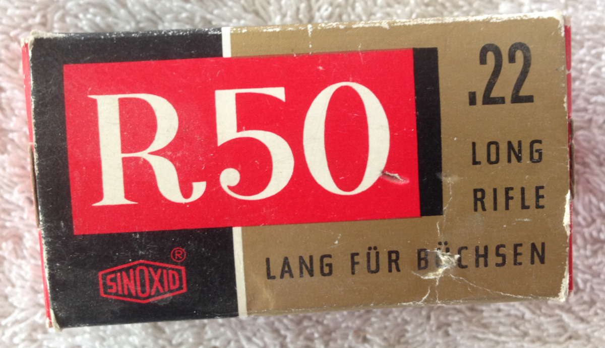 RWS .22 LONG RIFLE MATCH R50 R 50 AMMUNITION AMMO NICKEL-PLATED CASES ...