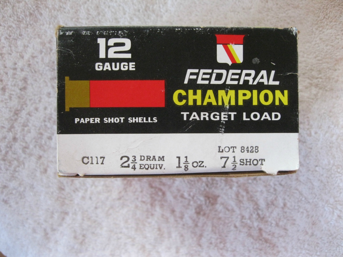 Federal Premium Ammunition FEDERAL CHAMPION TARGET LOAD 12 GAUGE PAPER ...