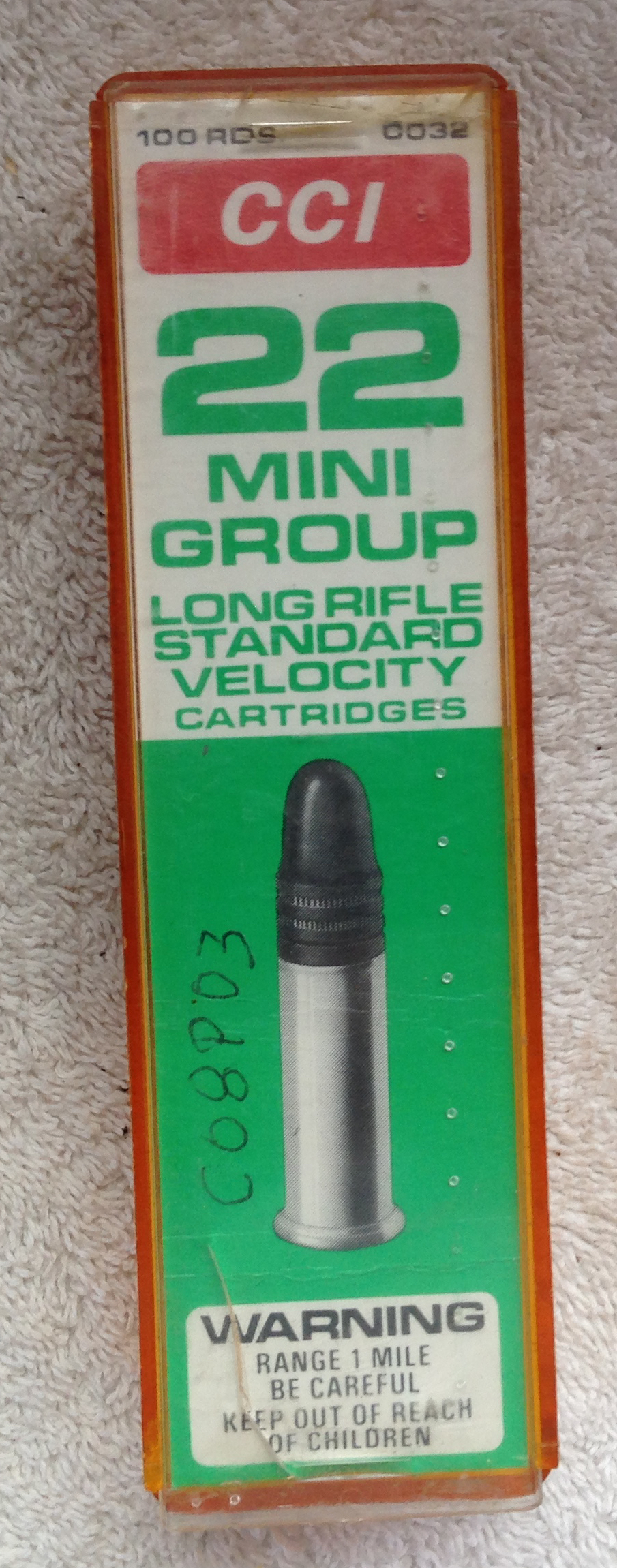 CCI Ammunition CCI 22 MINI GROUP LONG RIFLE STANDARD VELOCITY 0032 ...