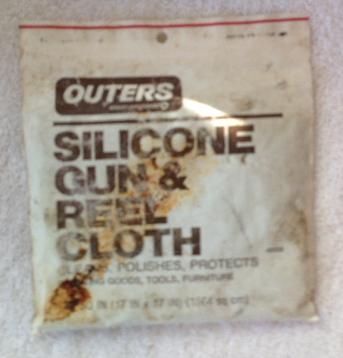 OUTERS SILICONE GUN & REEL CLOTH 17 X 17 100 CANTON FLANNEL / 1228-0 ...