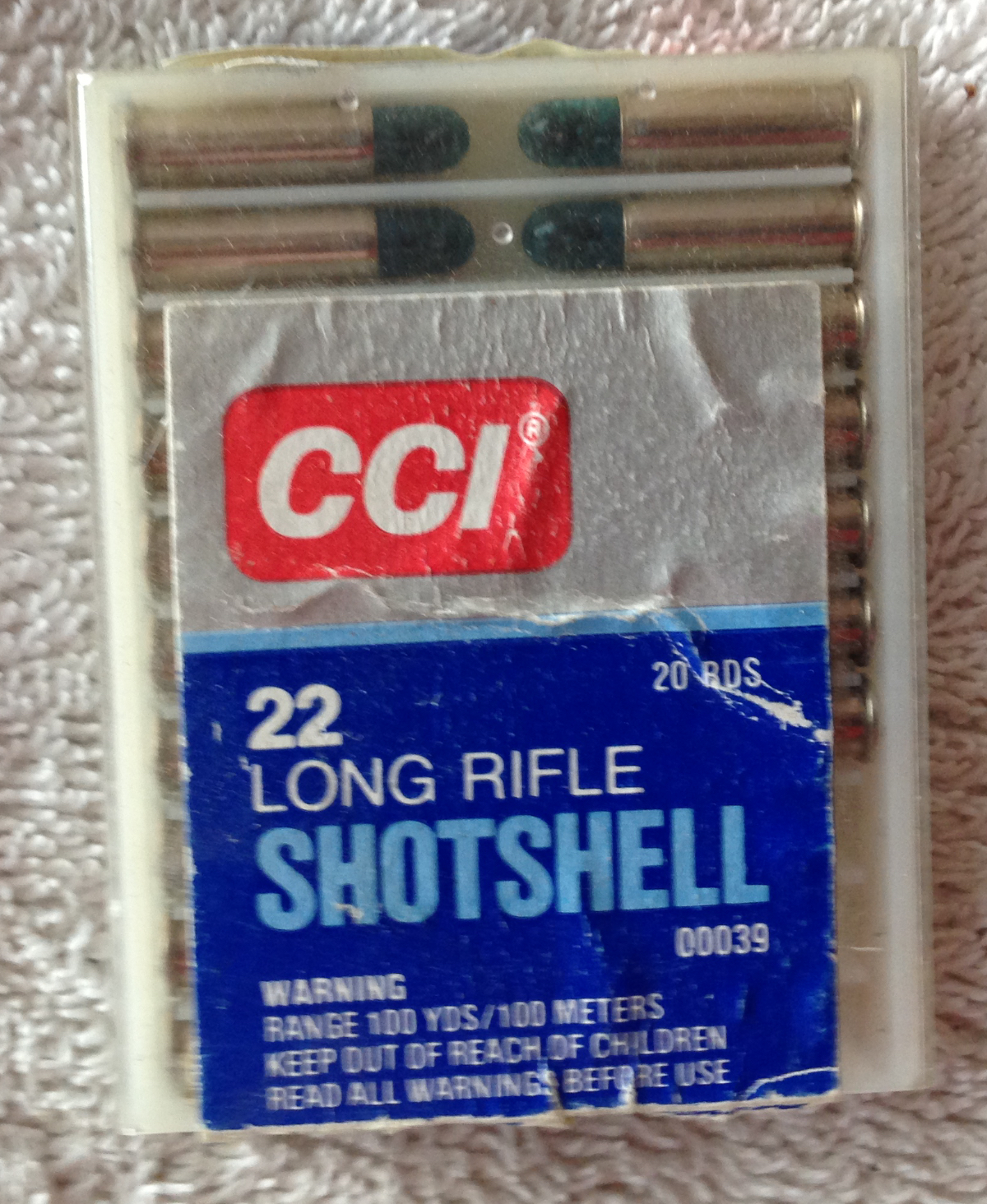 CCI Ammunition CCI .22 LONG RIFLE SHOTSHELLS 17 count NICKEL PLATED 1/ ...