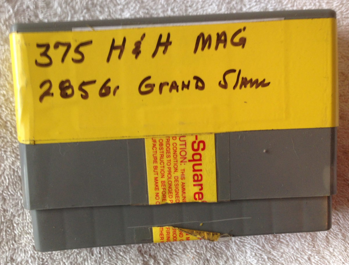 SPEER 375 H&H MAGNUM 285 GRAIN GRAND SLAM NICKEL-PLATED CASES NITREX 18 ...