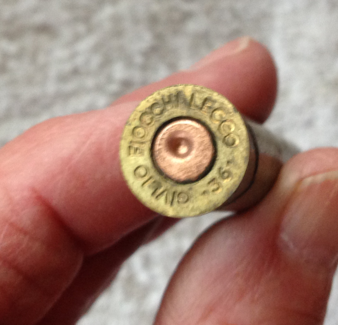 GIULIO FIOCCHI LECCO 36 GAUGE BRASS CARTRIDGE CASE 1 count / 0117-1 ...