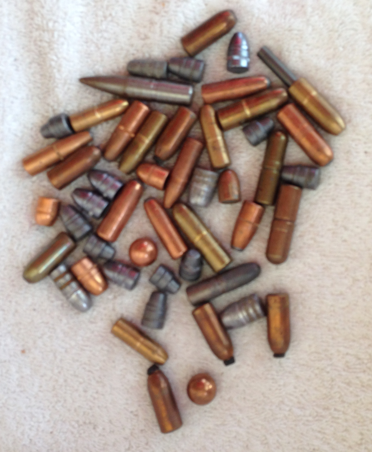 Smith & Wesson 49 count VARIOUS BIG BOY BULLETS RIFLE & HANDGUN 2 ...