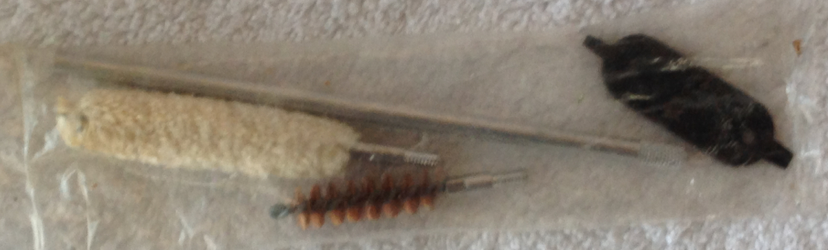 Pictures: THREE-PIECE GUN PISTOL CLEANING KIT SWAB / MOP SCREWDRIVER ...