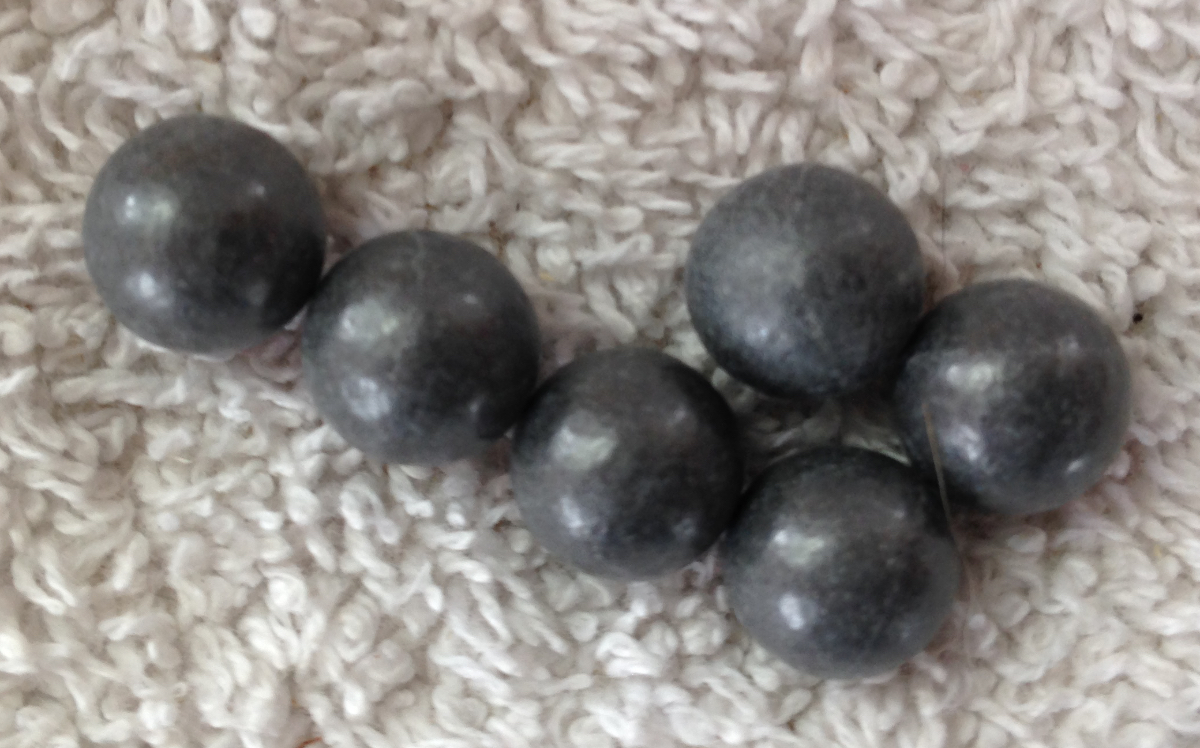 .375 DIAMETER ROUND BALLS 481 GRAINS EXPERIMENT OF Bob Evans FOR ...