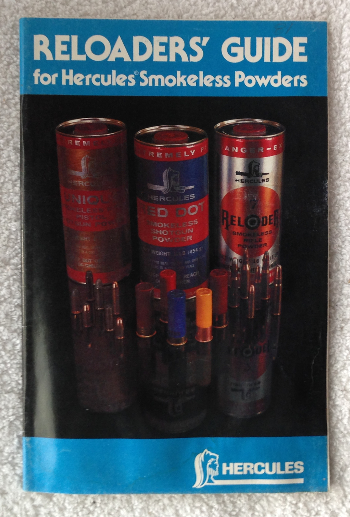 RELOADERS` GUIDE FOR HERCULES SMOKELESS POWDERS 1981 / 1208-1 17202729 ...