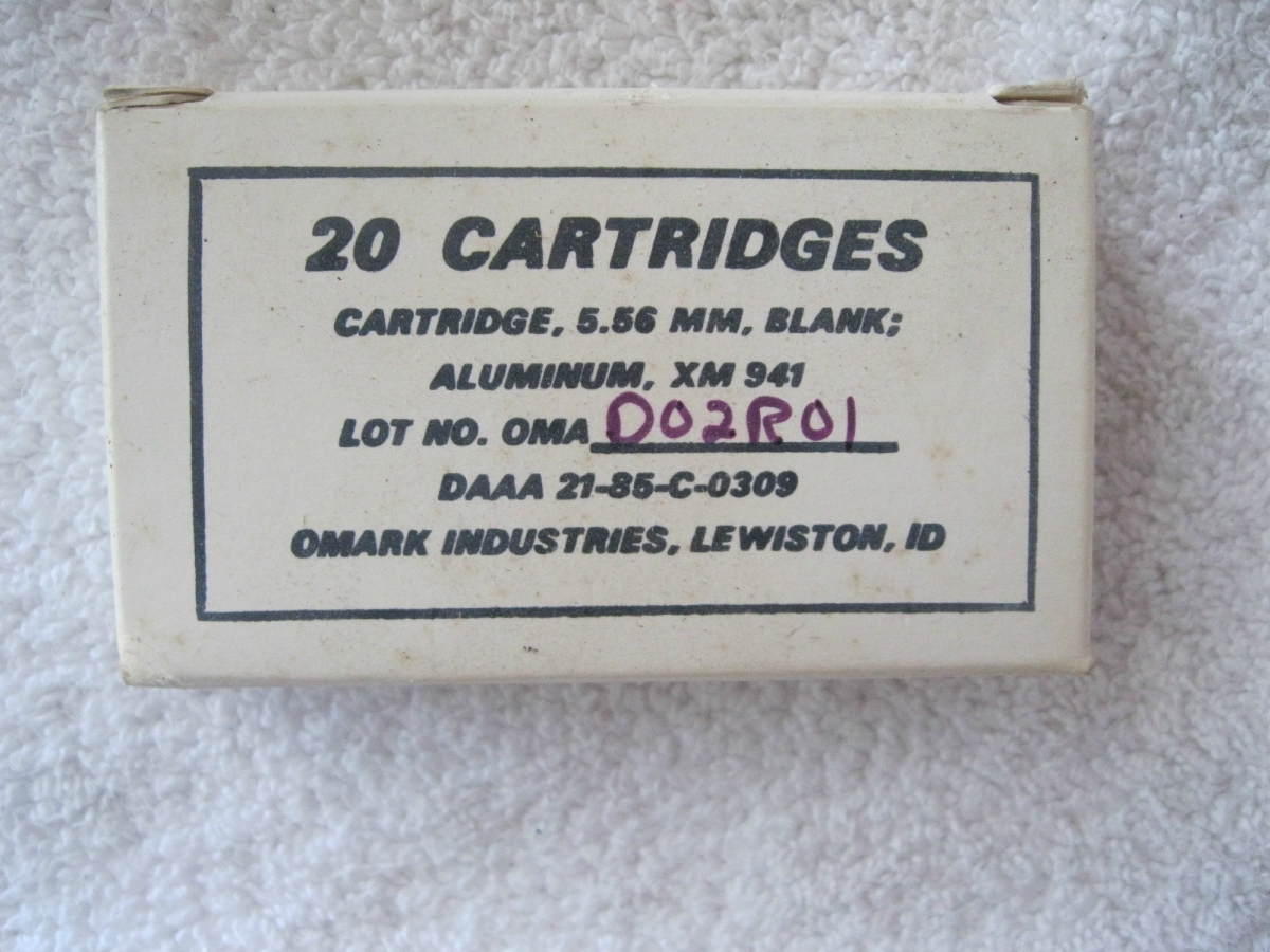 Omark Industries 5.56 MM BLANK ALUMINUM CARTRIDGES VERY OMARK XM 941 ...