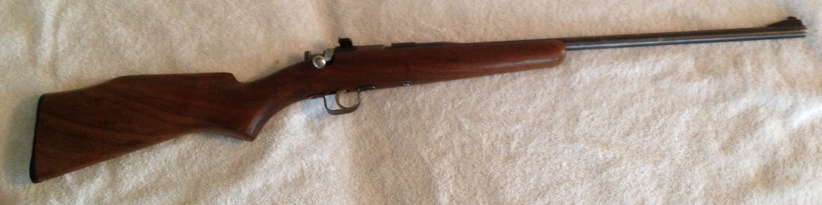 CHIPMUNK .22 CALIBER YOUTH RIFLE USED BOLT ACTION WALNUT STOCK BLUED ...