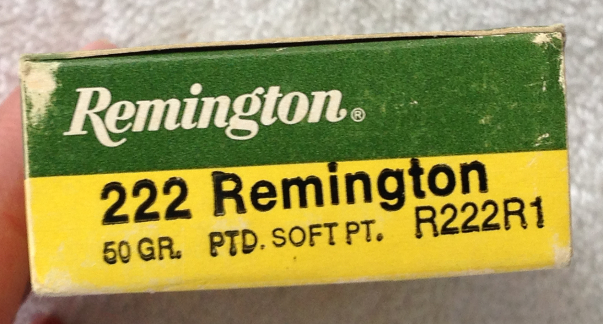 Remington .222 REM ONCE-FIRED BRASS CARTRIDGE CASES R-P S. A. A. M. I ...